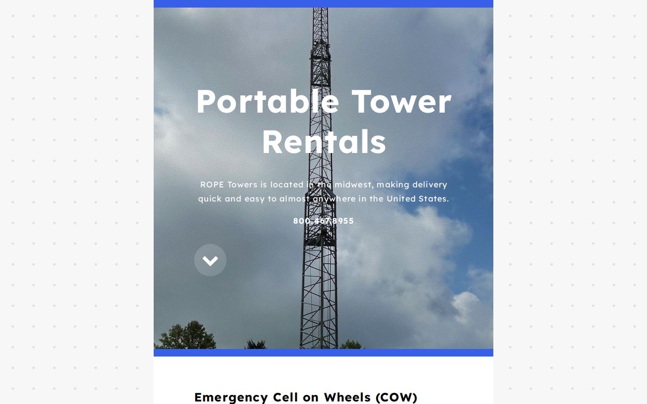 ROPE Towers - Mobile Tower Rentals